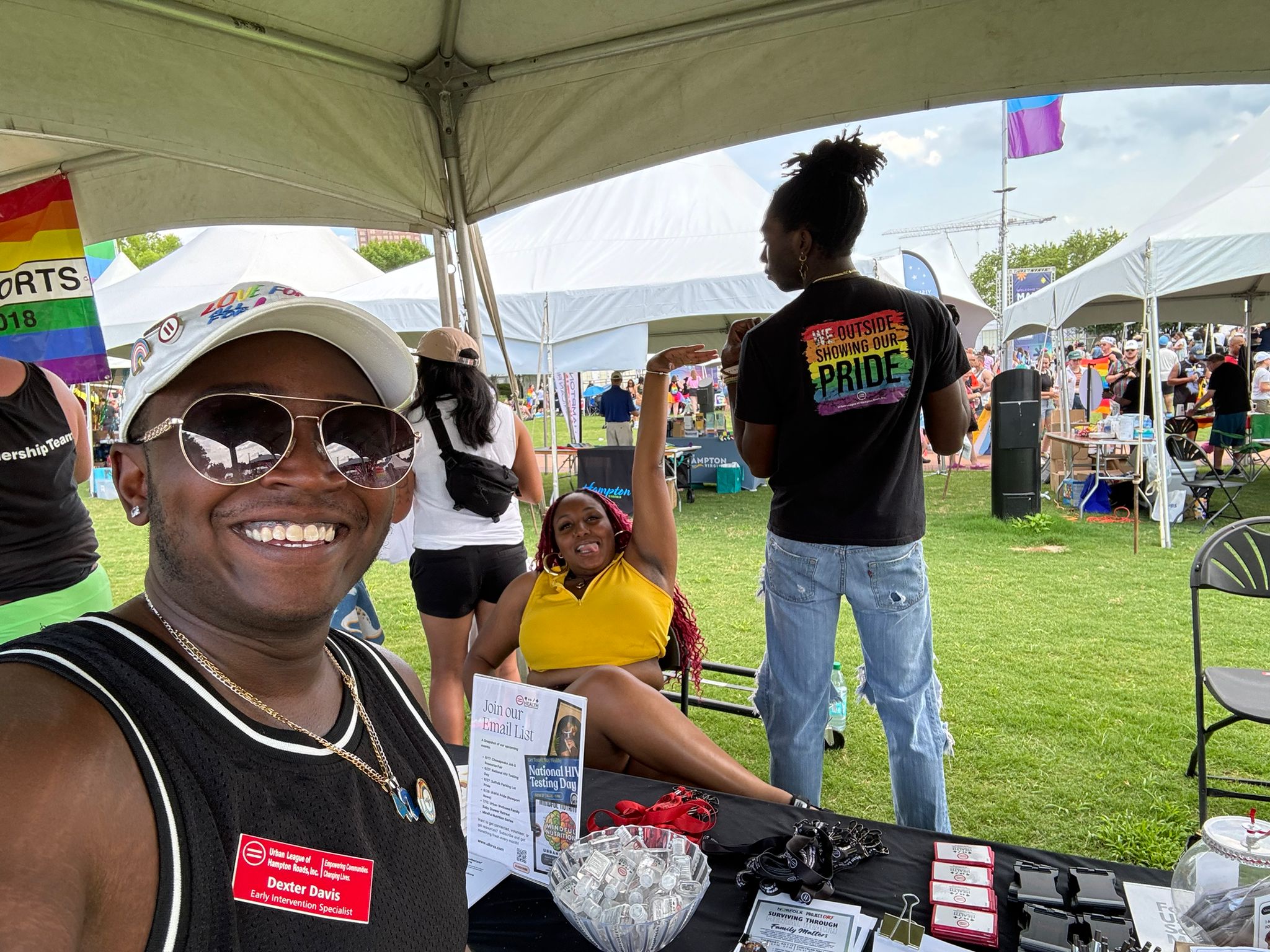 We Outside Showing Our Pride: Health Team’s June Outreach Recap - Urban League of Hampton Roads